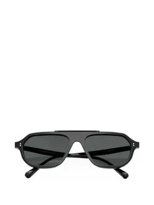 Oliver Spencer Estin Pilot-frame Sunglasses - Black
