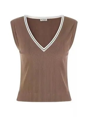 Brunello Cucinelli Trimmed Camis Tanks For Women