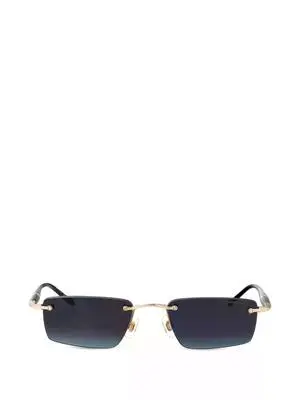 Montblanc Rimless Rectangle-frame Sunglasses - Gold