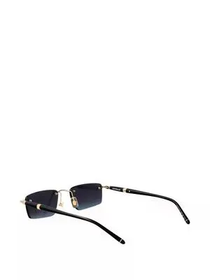 Montblanc Rimless Rectangle-frame Sunglasses