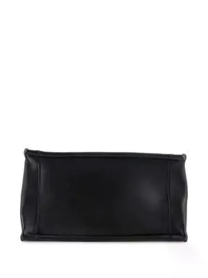 Dior Book Tote With Strap Embroidered Canvas - Black