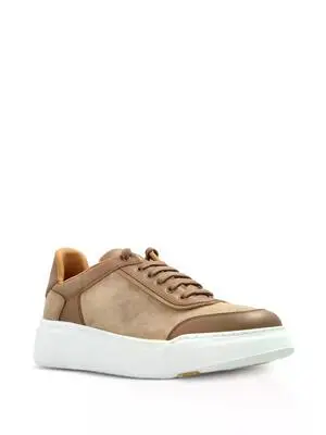 Max Mara Suede Leather Sneakers - Brown