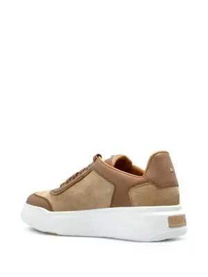 Max Mara Suede Leather Sneakers - Brown