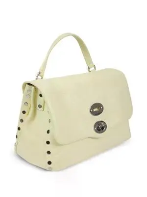 ZANELLATO Small Postina Stud-embellished Tote Bag - Yellow