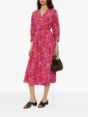 Max Mara Carmo V-neck Midi Dress