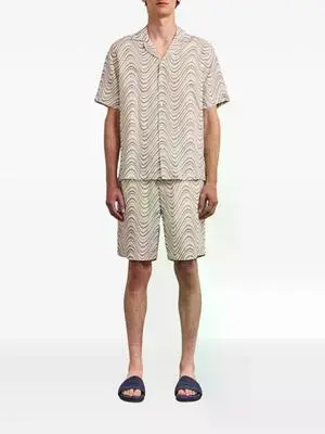 Frescobol Carioca Felipe Wavy-print Shorts