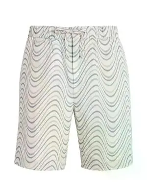 Frescobol Carioca Felipe Wavy-print Shorts