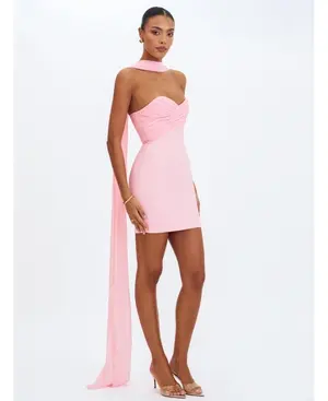 MISS CIRCLE NEW YORK Olivia Strapless Mini Dress