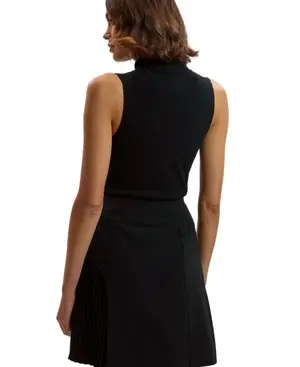 Karen Millen Buckle Pleated Mini Skirt