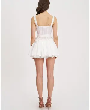 MISS CIRCLE NEW YORK Aliza Layered Mini Skirt