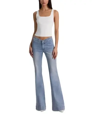 Alice + Olivia Chelsea Mid-rise Jeans