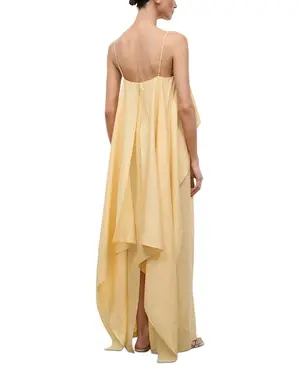 Staud Valencia Linen Maxi Dress
