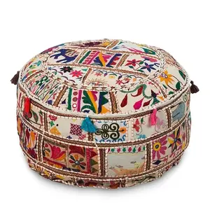 Livabliss Karma Pouf - Fuchsia