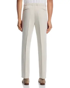 Vince Twill Drawstring Trousers - Light Tan