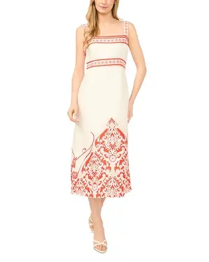 Ted Baker London Noemi Tank Midi Dress - Fire Orange
