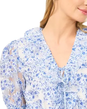 Ted Baker London Clarise Ruffle Trim V-neck Blouse