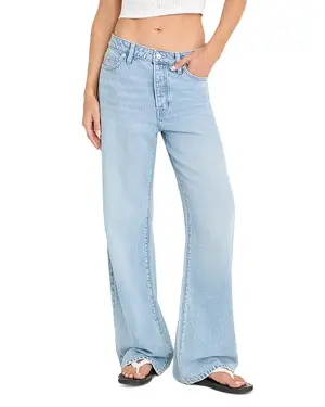Good American Wide Leg Bottoms For Women