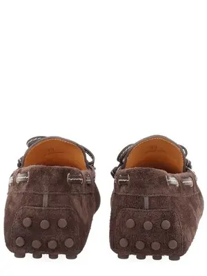 TOD'S Suede Loafers - Brown