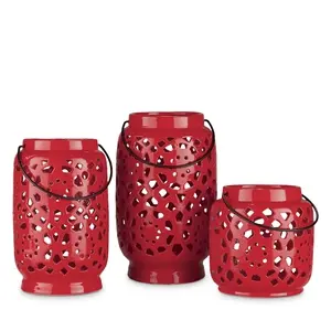 Livabliss Avery Lantern - Red