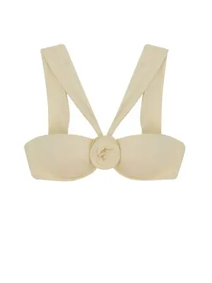 LA REVECHE Sahar" Bikini Top - Ivory