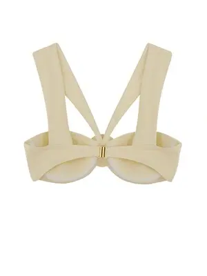 LA REVECHE Sahar" Bikini Top - Ivory
