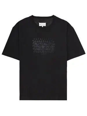 MAISON MARGIELA T-shirt Con Stampa - Black