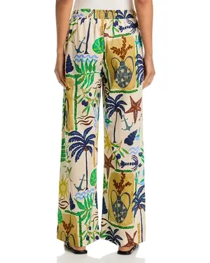 Velvet By Graham & Spencer Trixie Printed Pull-on Pants