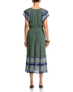 Velvet By Graham & Spencer Cheryl Ruffle Sleeve Dress