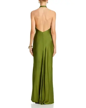 A.L.C. Mabel Halter Gown - Tomatillo