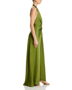 A.L.C. Mabel Halter Gown - Tomatillo