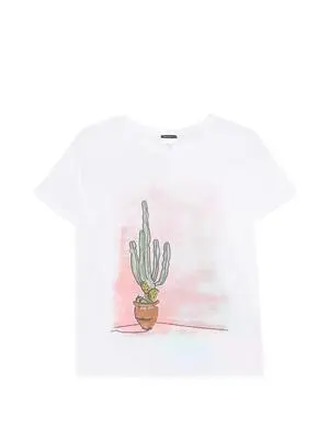 PENNYBLACK Cactus-print T-shirt - White
