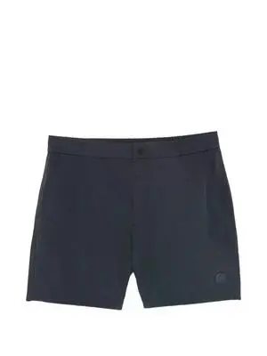 PEOPLE OF SHIBUYA Logo-patch Swim Shorts - Blue