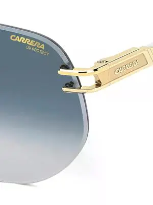 Carrera Eyewear Rimless Pilot Sunglasses - Gold