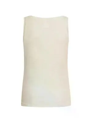 120% Lino Slub-texture Tank Top - Neutrals