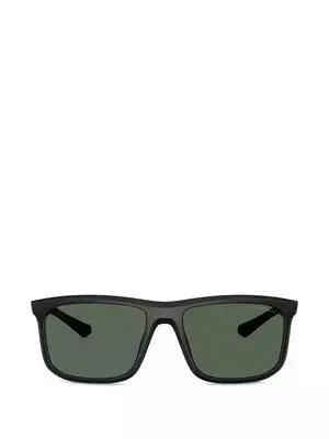 Emporio Armani Rectangle-frame Sunglasses - Black