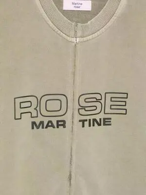 Martine Rose Logo-print Zip-up Sweatshirt