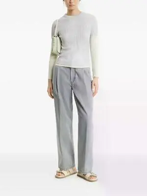 Maison Kitsuné Ribbed-knit T-shirt