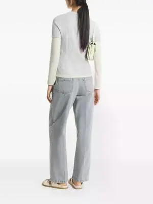 Maison Kitsuné Ribbed-knit T-shirt