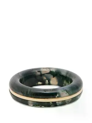 BY PARIAH Moss Agate Ring - Green