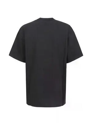 ALBERTO BRESCI Embroidered-motif T-shirt - Black