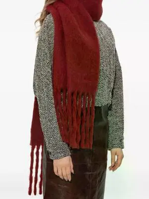 Max Mara Osso Fringed Scarf