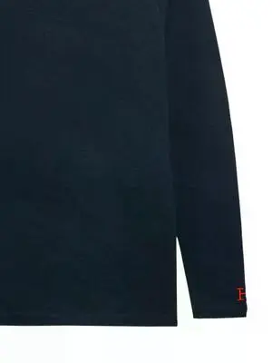 STRETCH FRAISE Long-sleeve T-shirt - Blue