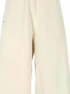 PANGAIA Logo-print Wide Leg Trousers