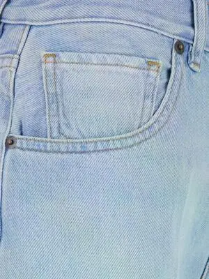 GRIFONI Faded-wash Wide-leg Jeans - Blue