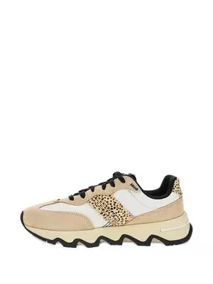 Sorel Kinetic Ember Animal-print Sneakers - Neutrals