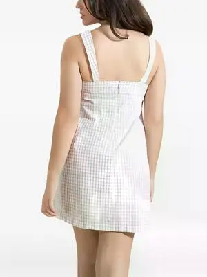 Simkhai Sloan Gingham Mini Dress