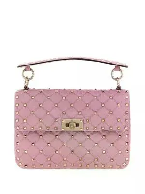 Valentino Garavani Rockstud Spike Quilted Tote - Pink