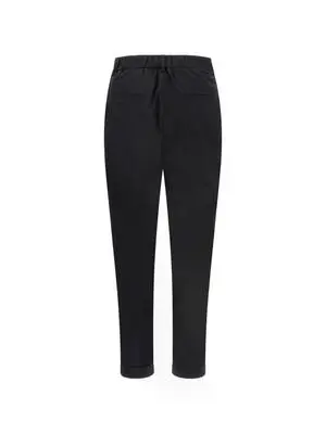 Kiton Pleated Turn-up Trousers - Black