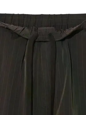 Undercover Pinstripe Logo-embroidered Shorts