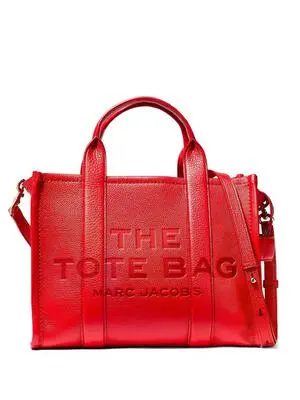Marc Jacobs Leather Tote Bag - Red